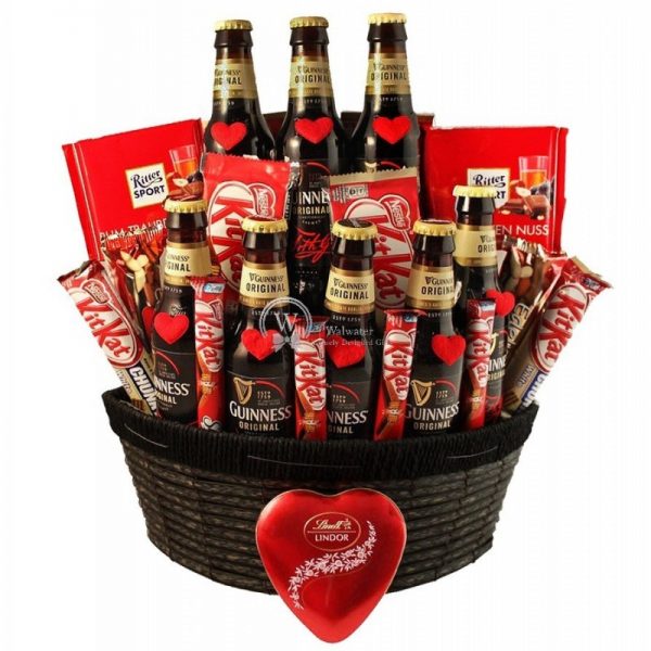 Irish Love Story - Guinness Beer Gift Basket - Gifts In Europe