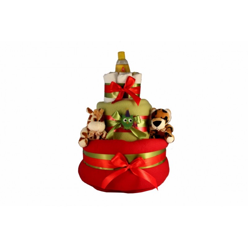 Sweet Heart Diaper Cake - Gifts In Europe